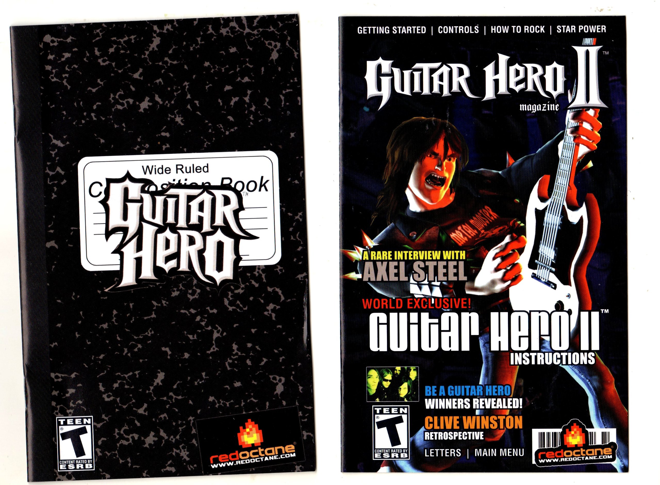 Guitar Hero 1 and 2 (Game Only) - PlayStation 2