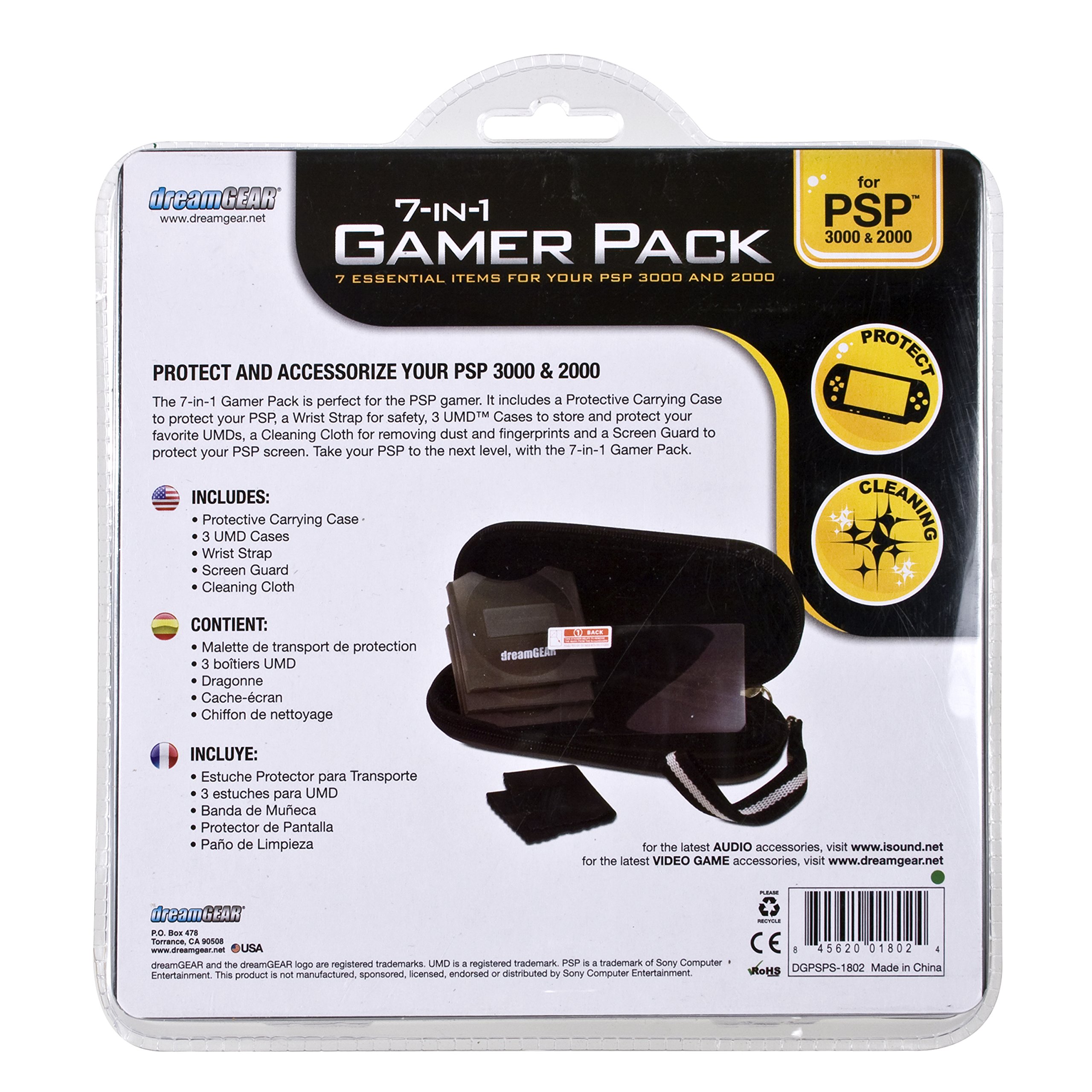 dreamGEAR PSP 7-in-1 Gamer Pack