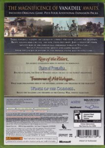 final fantasy xi online: the vana'diel collection 2008 - xbox 360