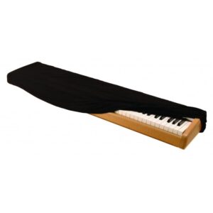 on-stage keyboard dust cover for 88 key keyboards, black