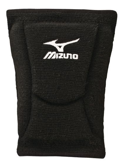 Mizuno LR6 Volleyball Kneepad, Black, Medium