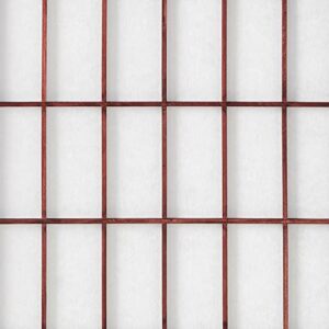 ORE International 4-Panel Room Divider, Cherry