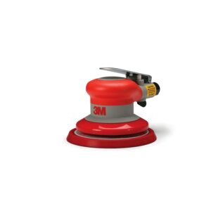 3m random orbital sander – pneumatic palm sander – 5” x 3/16” diam. orbit – stikit disc pad – for wood, composites, metal – original series, 20317