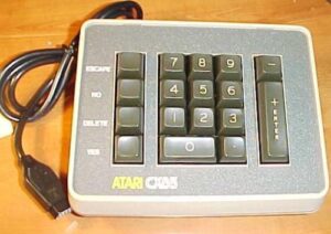 atari cx85 numeric keypad numpad used with additional progams, owner's manual, and technical reference notes. work with atari 800, 810 disk drive.