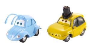 disney pixar cars movie moments flik & p.t. flea vehicles