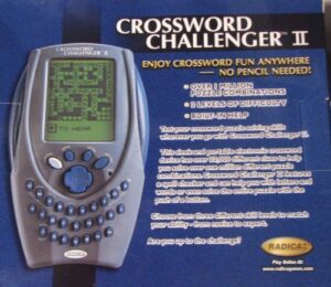 radica crossword challenger 2