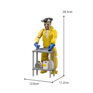 Break Bad Action Figure Building Kit, Walter White Building Block Model Toy, DIY Building Set Christmas Birthdys Suitable for Kids Adult (577PCS)