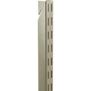 organized living freedomrail upright for freedomrail closet system, 78-inch - nickel