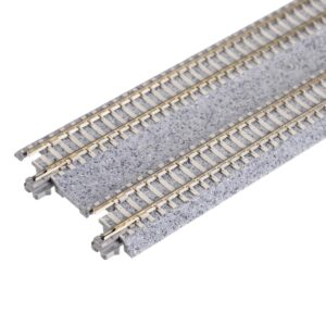 Kato USA Inc. N 7-5/16 Double Track Straight Concrete Ties 2 KAT20012 N Track