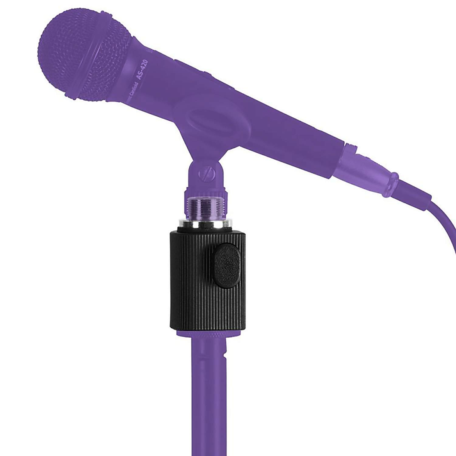 On-Stage QK-10B Professional Quik-Release Microphone Adapter, Black