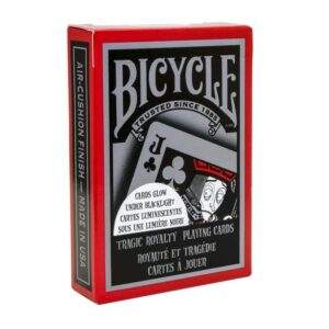 bicycle tragic royalty playing cards,black/red