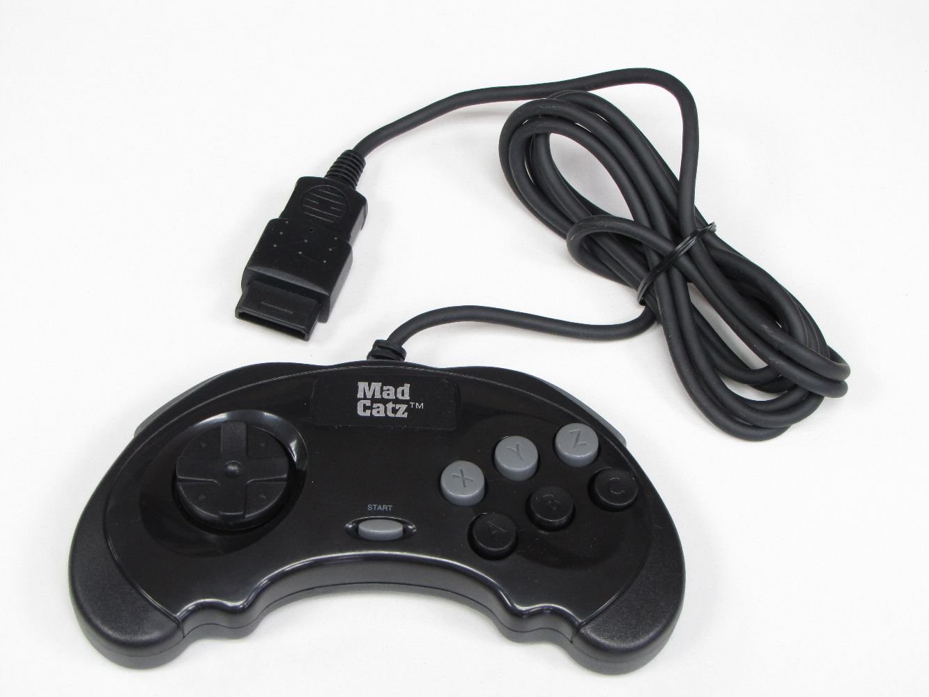 Black Control Pad for Sega Saturn