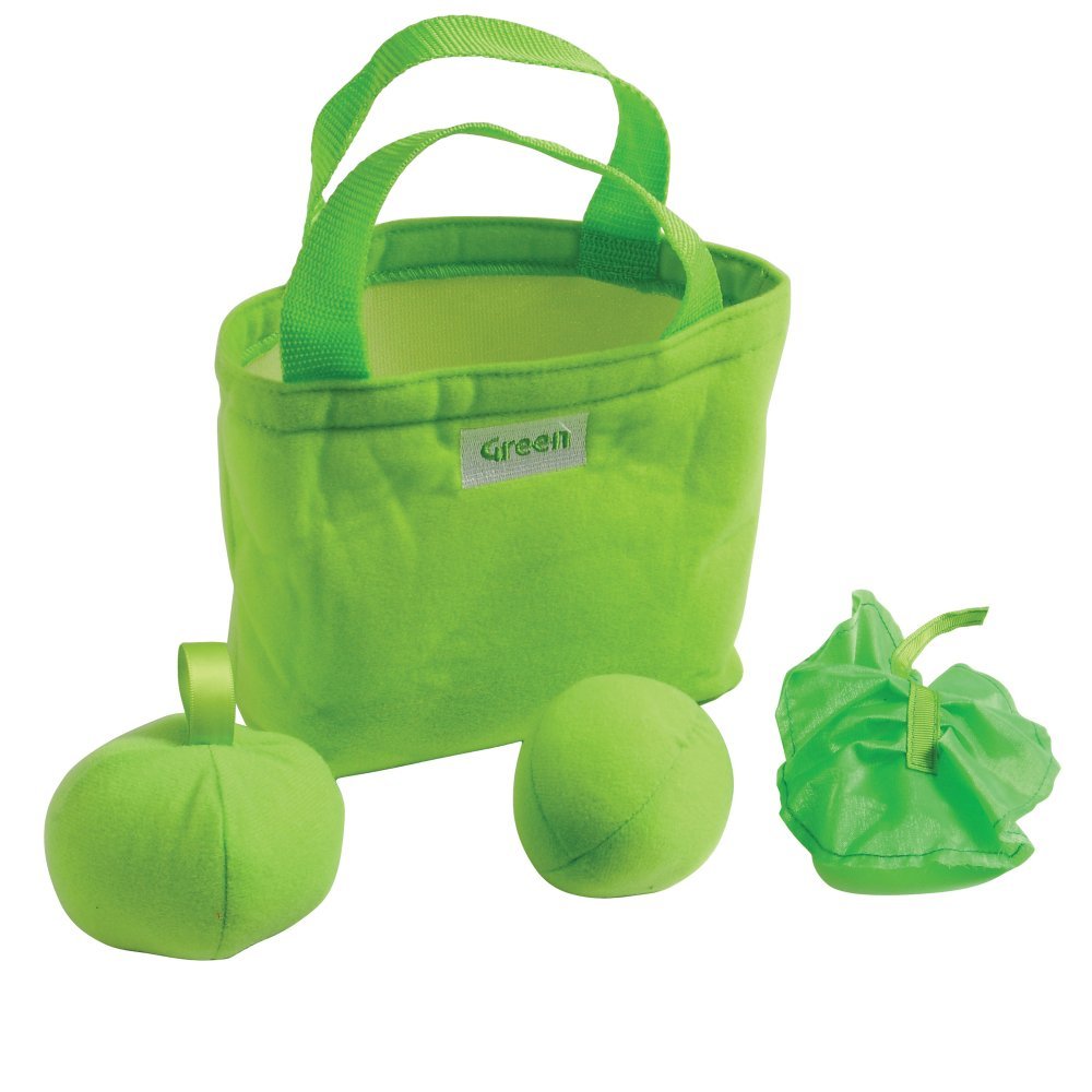 Constructive Playthings Creative Minds Pretend Play Fruit and Food Bags - 30 Pieces