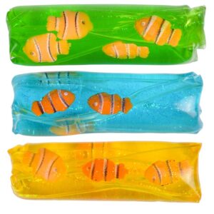 rhode island novelty 4.75" clownfish water wiggler