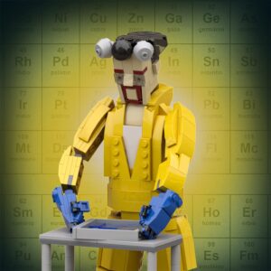 Break Bad Action Figure Building Kit, Walter White Building Block Model Toy, DIY Building Set Christmas Birthdys Suitable for Kids Adult (577PCS)