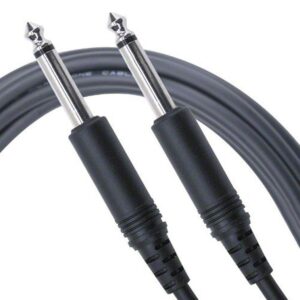 mogami pure patch pp-06 professional audio cable, unbalanced 1/4" ts male plugs, nickel contacts, straight connectors, 6 foot