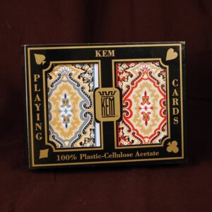 KEM Paisley Bridge Size Jumbo Index Playing Cards