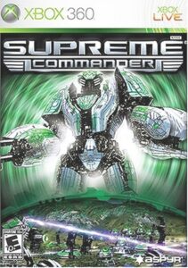 supreme commander - xbox 360