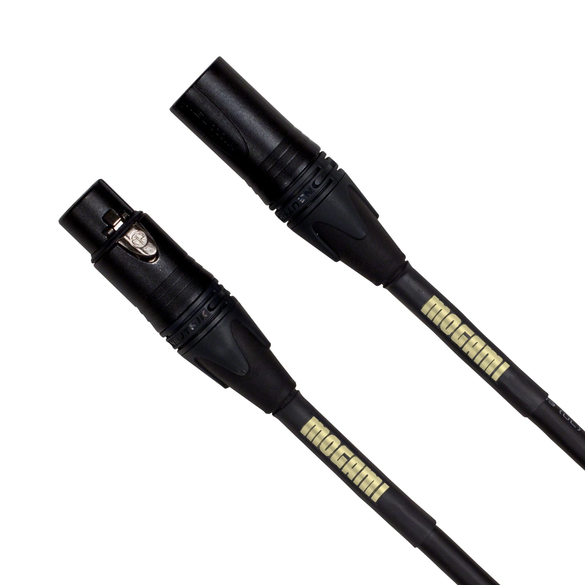 Mogami GOLD-AES-06 Digital/Analog Microphone Patch Cable, Gold 3-Pin XLR-F to XLR-M, 6 ft.