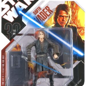 Star Wars Saga 2008 30th Anniversary Wave 1 Action Figure #02 Darth Vader (Anakin) On Lava Platform