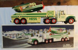 hess toy truck and airplane-2002