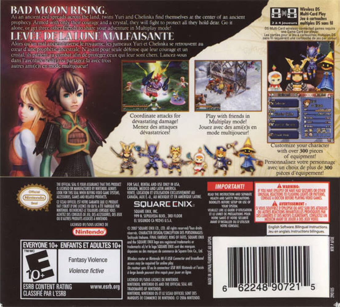 Final Fantasy Crystal Chronicles: Ring of Fates - Nintendo DS