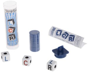 left right center lcr dice game white