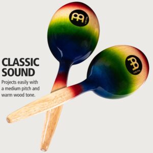 Meinl Percussion MWM1MC Traditional Wood Oval Maracas