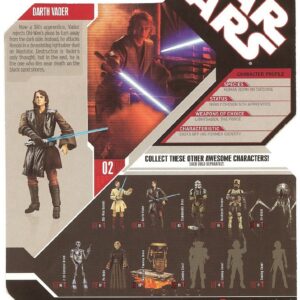 Star Wars Saga 2008 30th Anniversary Wave 1 Action Figure #02 Darth Vader (Anakin) On Lava Platform