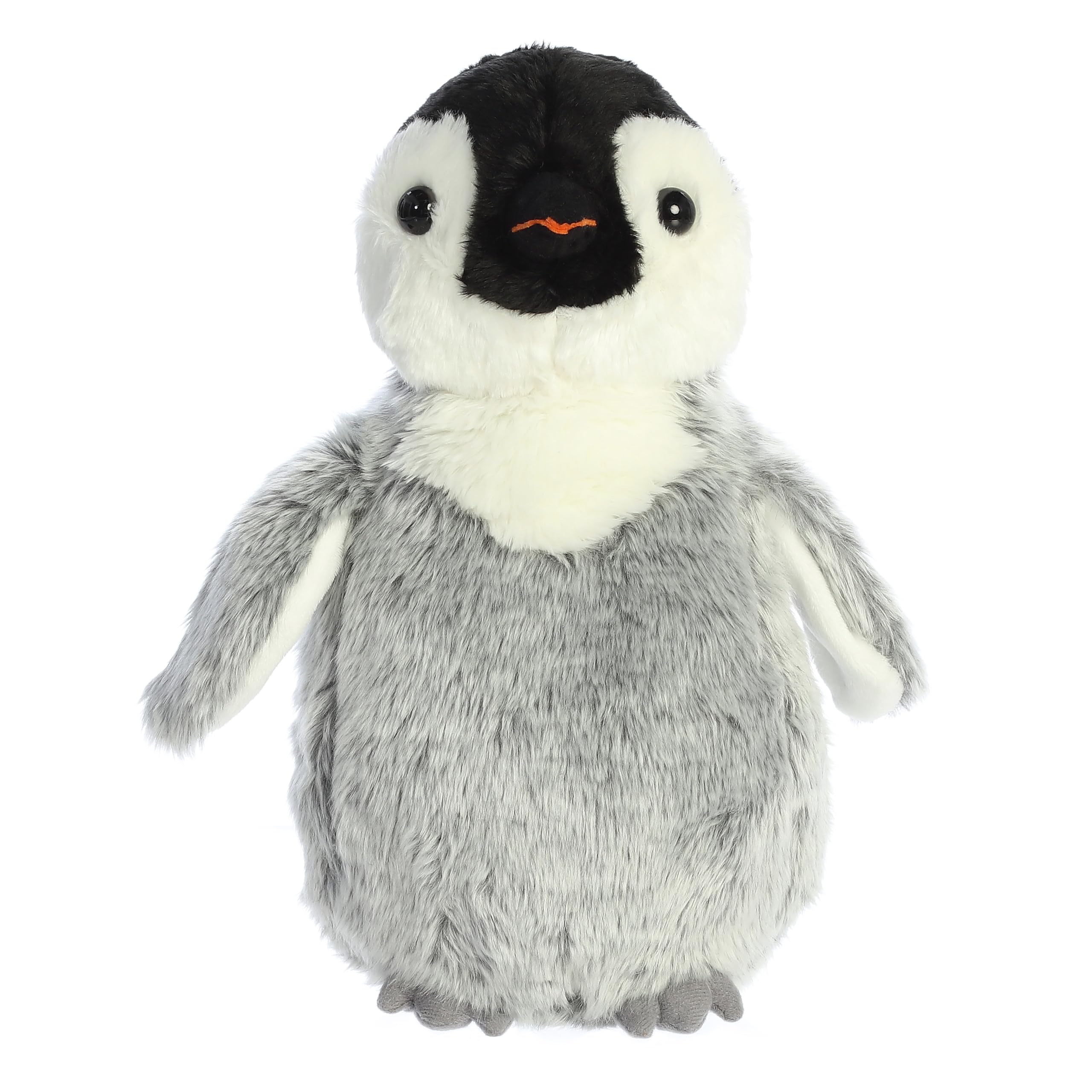 Aurora® Adorable Flopsie™ Penny Penguin™ Stuffed Animal - Playful Ease - Timeless Companions - Gray 12 Inches