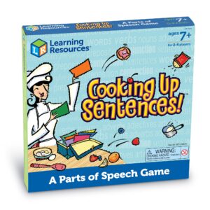 Learning Resources Cooking Up Sentences Game, 2-4 Players, Ages 7+