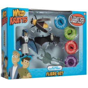 Wild Kratts - Activate Creature Power - 4-Pack Action Figure Set - Fliers