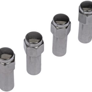 Dorman 711-202 Wheel Nut Chrome Crager Sat Mag 1/2-20, 4 Pack