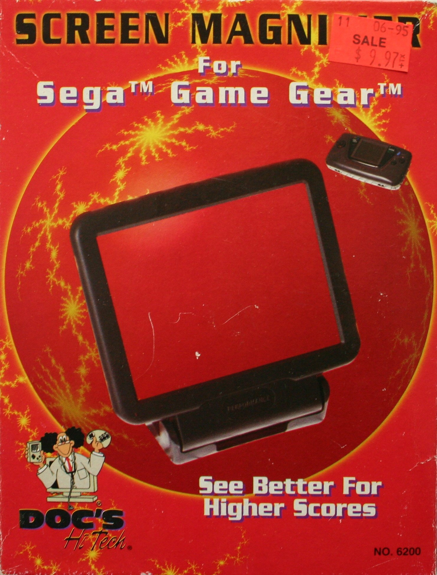 SCREEN MAGNIFIER FOR SEGA GAME GEAR