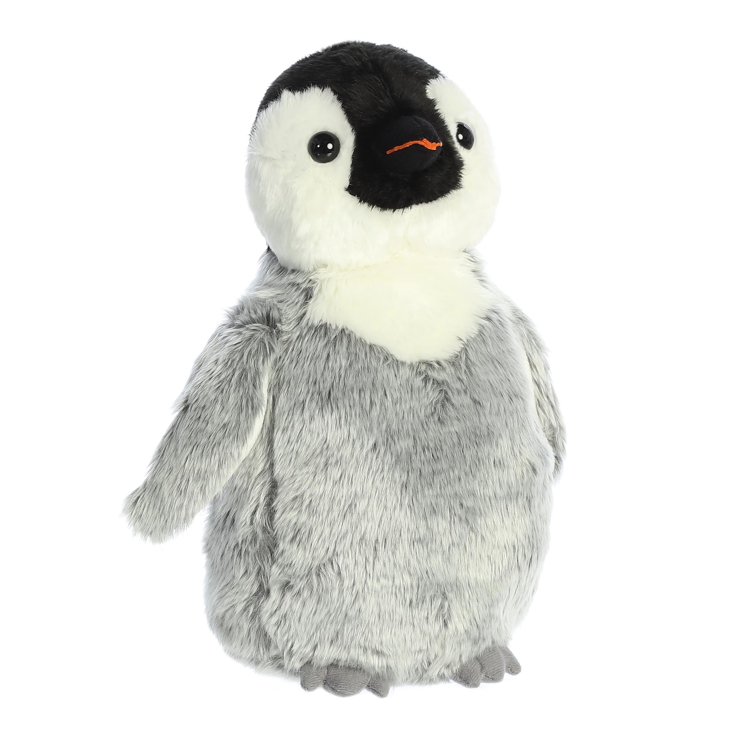 Aurora® Adorable Flopsie™ Penny Penguin™ Stuffed Animal - Playful Ease - Timeless Companions - Gray 12 Inches