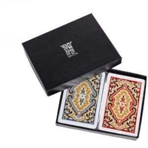 KEM Paisley Bridge Size Jumbo Index Playing Cards