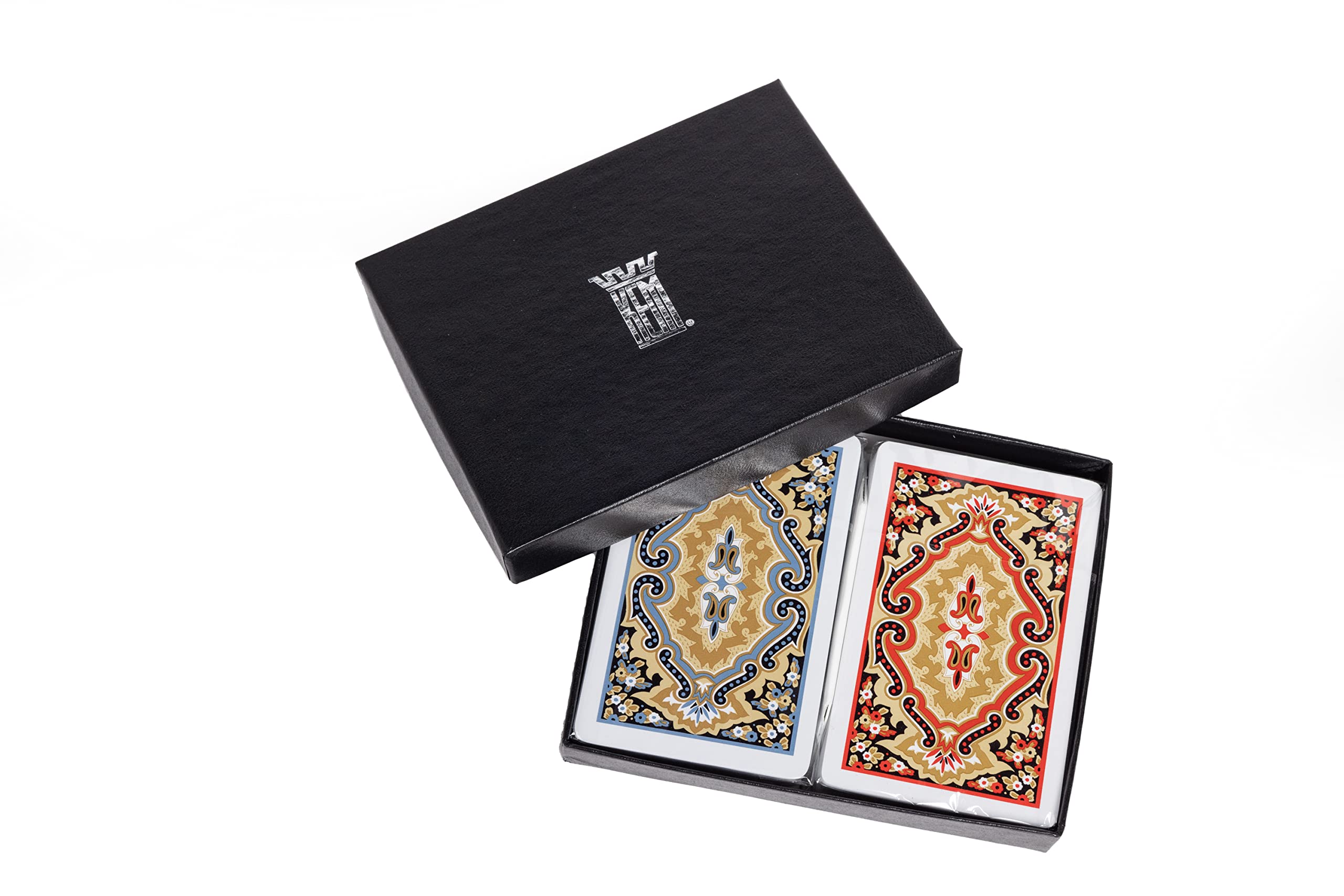 KEM Paisley Bridge Size Jumbo Index Playing Cards