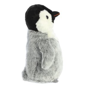 Aurora® Adorable Flopsie™ Penny Penguin™ Stuffed Animal - Playful Ease - Timeless Companions - Gray 12 Inches