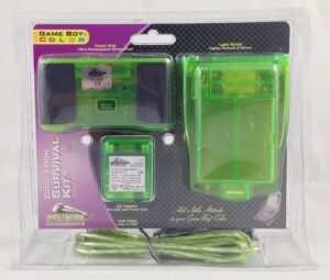 pelican survival kit in transparent green