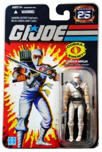 g.i. joe 25th anniversary: classic storm shadow (cobra ninja) 3.75 inch action figure