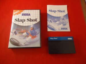 slap shot for sega master mega cartridge system video game