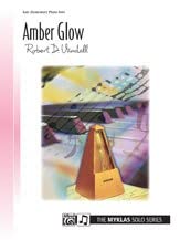 amber glow - sheet music - (robert d. vandall, piano solo - early intermediate)