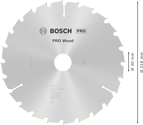 Bosch 2608640431 Circular Saw Blade "Top Precision" Opwob 8.5inx30mm 24T