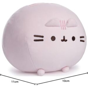 GUND Pusheen Squisheen Squishy Round Plush Stuffed Cat for Ages 1 and Up, Pink, 11”