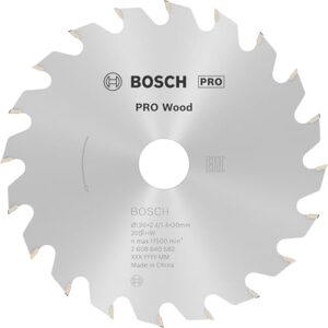 bosch 2608640582 circular saw blade"top precision" opwoh 5.11inx20mm 20t