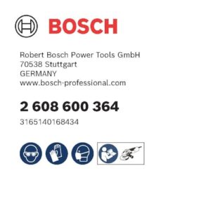 Bosch 2608600364 Hard Metal Cutting Disc Coarse/Flat 7.09In