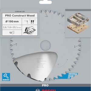 Bosch 2608641201 Circular Saw Blade "Top Precision" Cwwoh 7.48inx20mm 12T