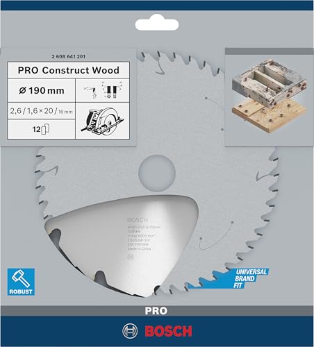 Bosch 2608641201 Circular Saw Blade "Top Precision" Cwwoh 7.48inx20mm 12T