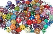 Chessex Dice: Twenty Sided Dice - D20 - Random Group of Twenty Sided Die (You Pick How Many You Want), 6 Dice