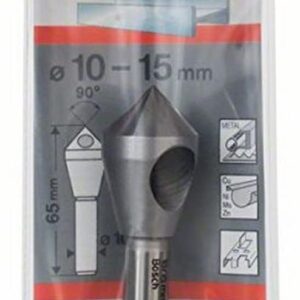 Bosch 2608597513 HSS-E Hole Type 90° Countersink, 10mm Shank, Blue